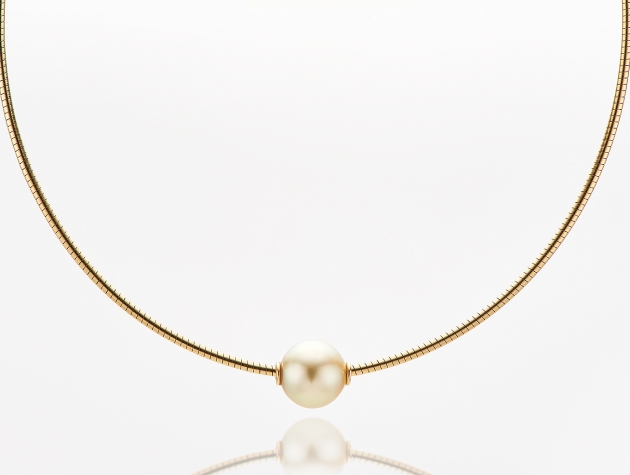 Tahitian Cultured Pearl Cable Necklet | Raw Pearls